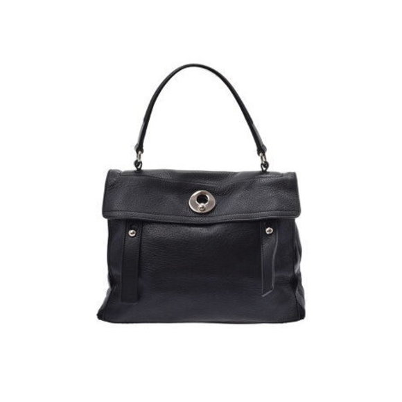 Saint Laurent | Bags | Yves Saint Laurent Muse Toe Leather Black Sv Bag ...